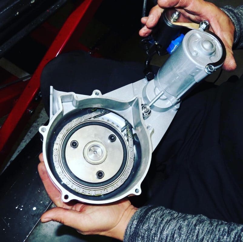 Electric starter set SR500 ” XSTART” models 1978-1994 – Motogadgets